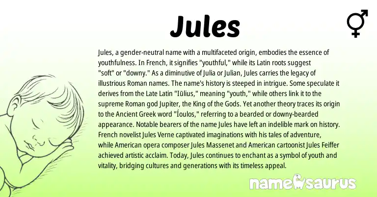 Unveiling Jules: Meaning, Origin, Nicknames, Popularity & More