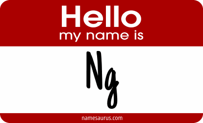 Unveiling Ng: Meaning, Origin, Nicknames, Popularity & More