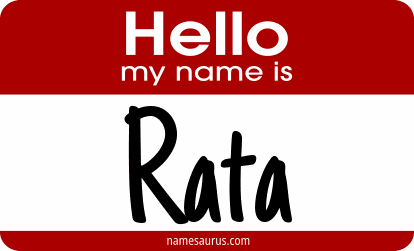 Unveiling Rata: Meaning, Origin, Nicknames, Popularity & More
